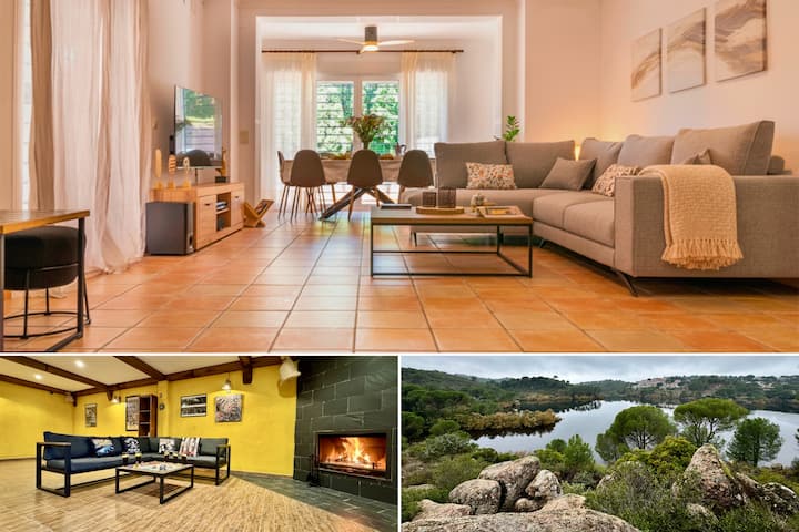 Casa Pinea: Familias · Cine · Lago · Piscina · Bbq - Córdoba, Espagne