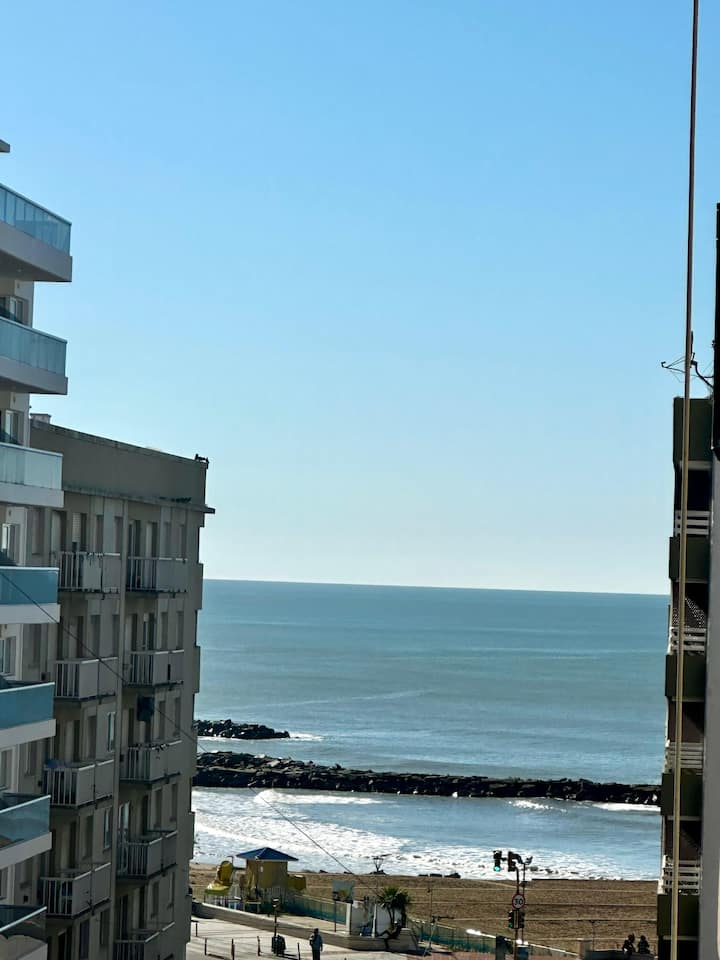 Luminoso Depto. Con Vista Lateral Al Mar - Mar del Plata