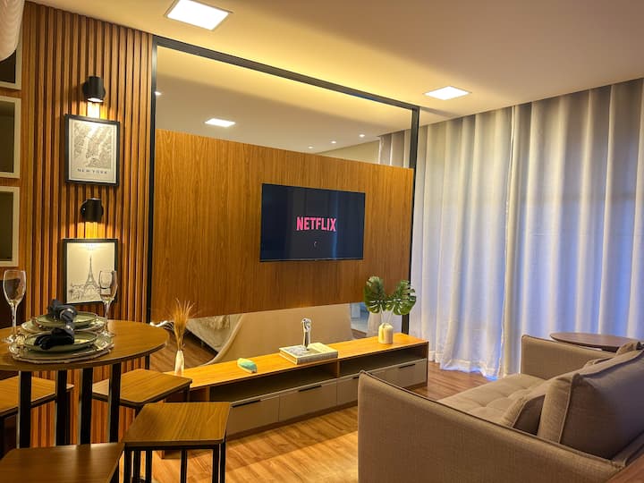 Studio Novo No Aquarius C/ar E Garagem 6x S/juros - São José dos Campos