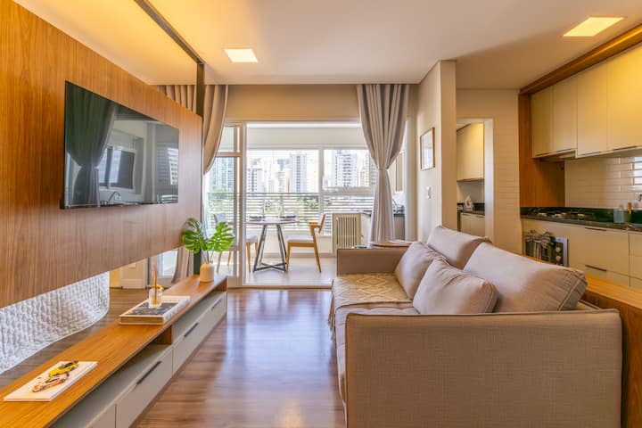 Studio Novo No Aquarius C/ar E Garagem 6x S/juros - São José dos Campos