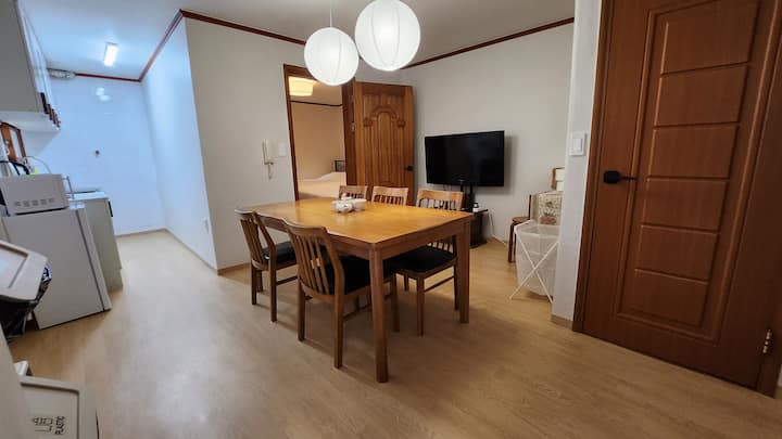 서울역10분/6인숙소/1층(계단없음)/투룸/침대3/단독사용/미멘 - Seoul