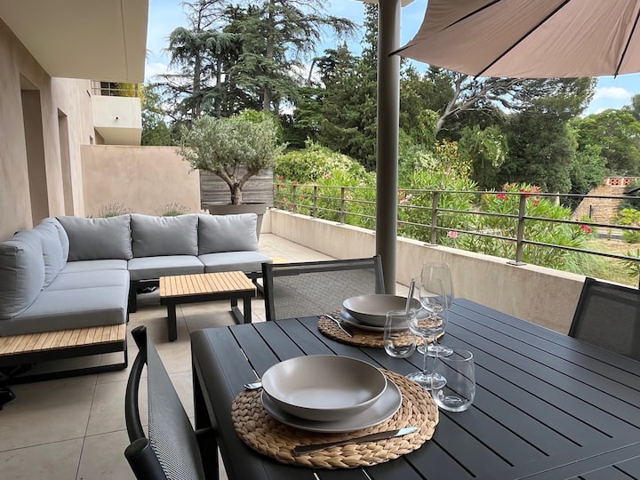 T3 De Plain Pied + Grande Terrasse Et Box - Villeneuve-lès-Avignon