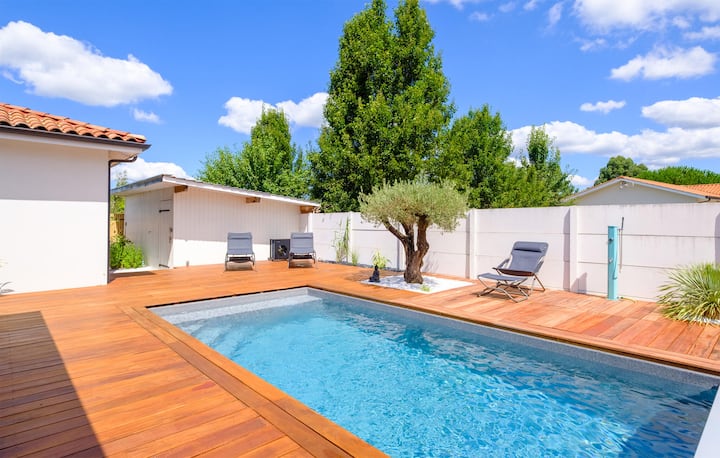 Superbe Maison Avec Piscine - Biscarrosse