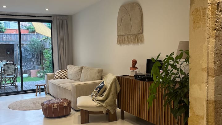 Appartement Cosy Avec Jardin - Burdeos