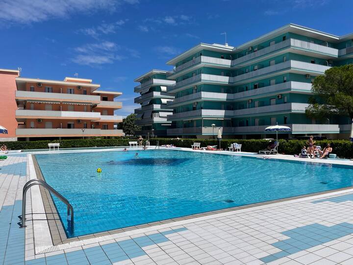 Studio Pratique Dans Un Paradis De Piscine - Bibione Pineda
