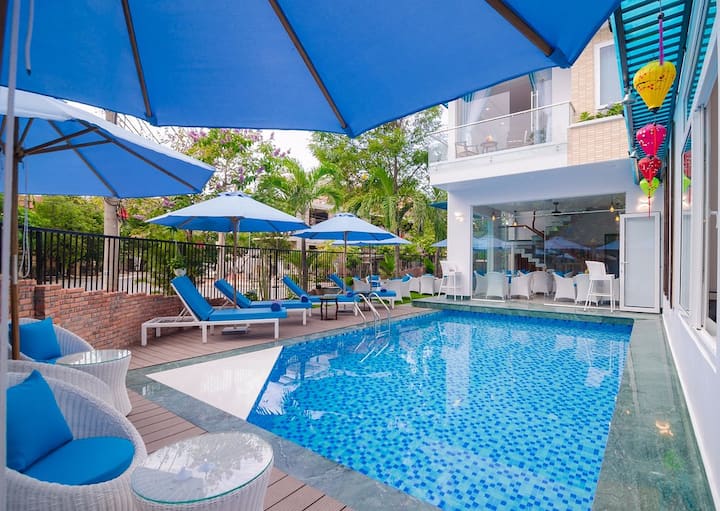 Private Villa -Nice Pool-bbq - ホイアン