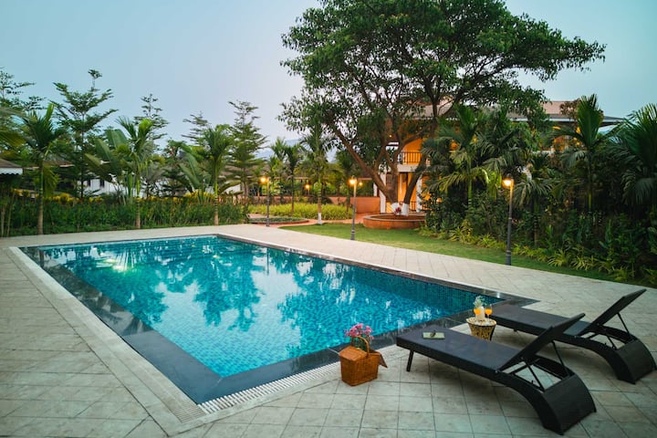 4bhk Aaraa Retreat – Pool, Theatre & Bb Court - Karjat