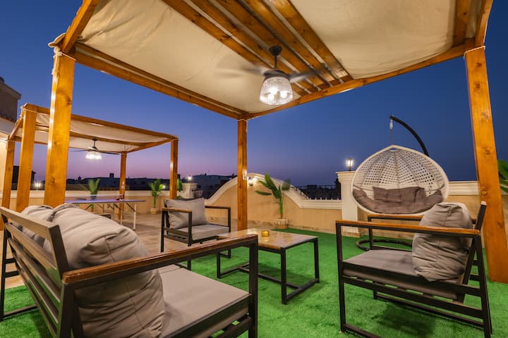 Huge Skyline Terrace Luxury Stay - Égypte