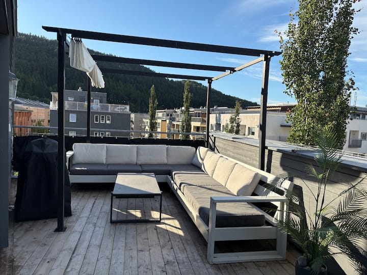 Toppleilighet M. Privat Terrasse - Trondheim