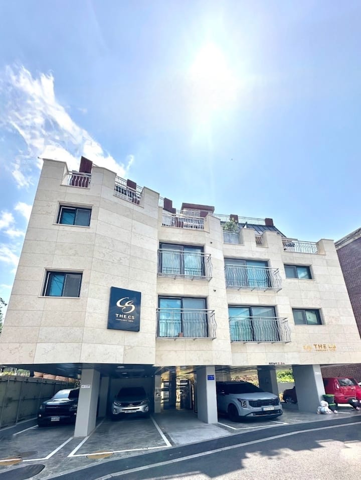 홍대입구/명동/합정역 도보10분/yg엔터/신축/엘리베이터/8인/에어컨/리버뷰/세탁건조기 - Seoul