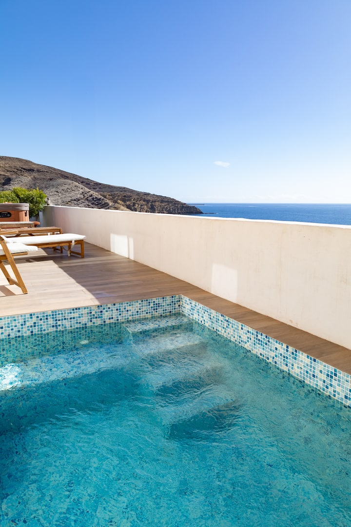Medano Seaside Villa Jacuzi Pool - El Médano