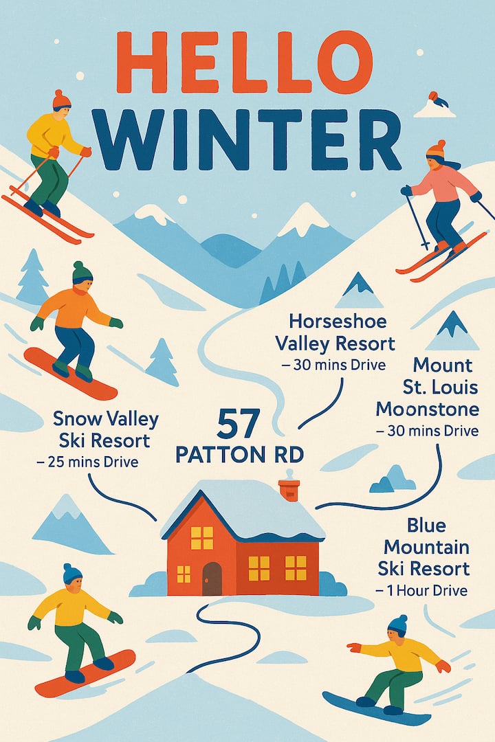 Winter Family Retreat-snow Play & Ski Hills Nearby - Barrie