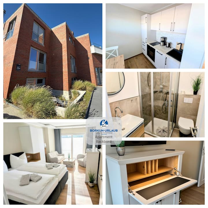 Ahoi Im Haus Passat - Apartment Backbord - Borkum