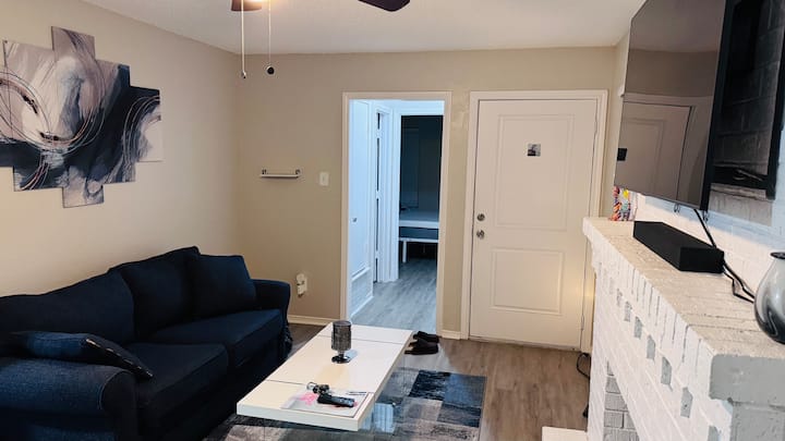 Modern Noir City Escape | Private | 2bed/2bath - Lancaster, TX