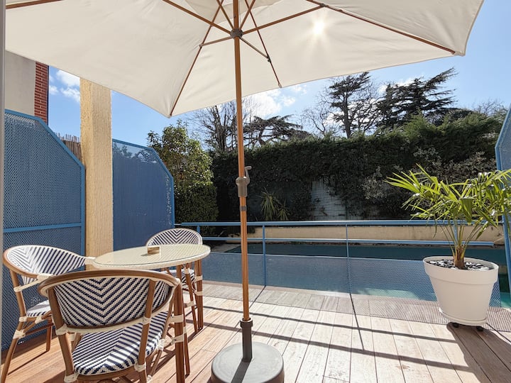 Duplex Moderne Lumineux - Terrasse & Piscine - 툴루즈