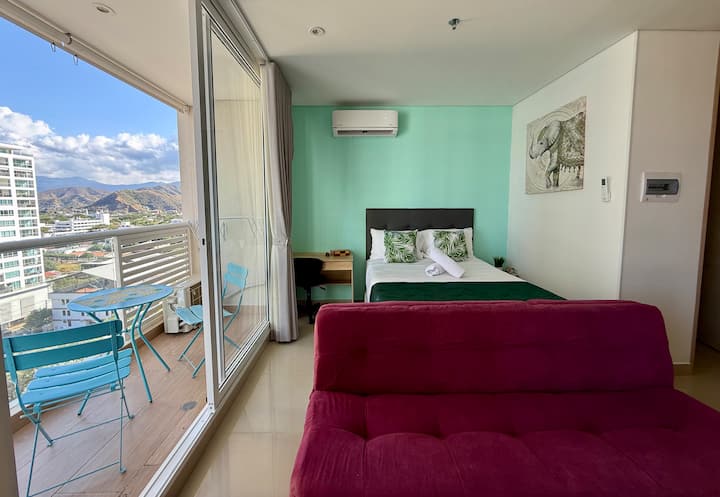 New Suite + Rooftop Pool & Bay Views - Santa Marta, Colombia