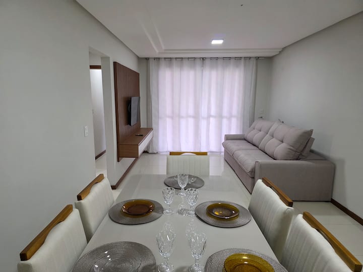 Lindo Frente Ao Mar Com Ar Novo 03 Quartos - Guarapari