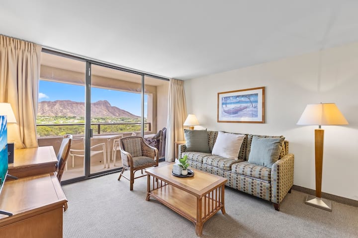 14fl-stunning Diamond Head View-2br-near Beach! - Honolulu, HI