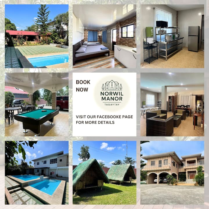 Norwil Manor Tagaytay (20pax) - Tagaytay