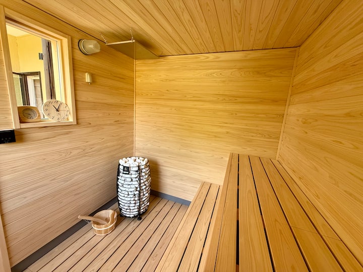 プライベートサウナ付 木陰庵”風” 広々51.76平米 朝食付2名利用 - Komoro