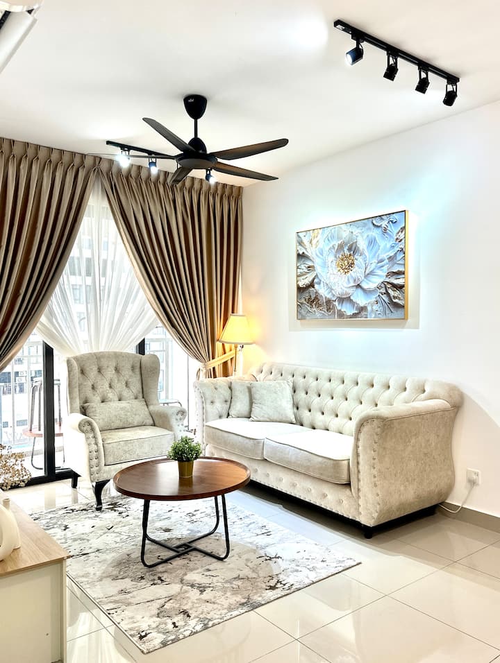 3br | Kl City | Free Parking | Near Batu Caves - Kuala Lumpur