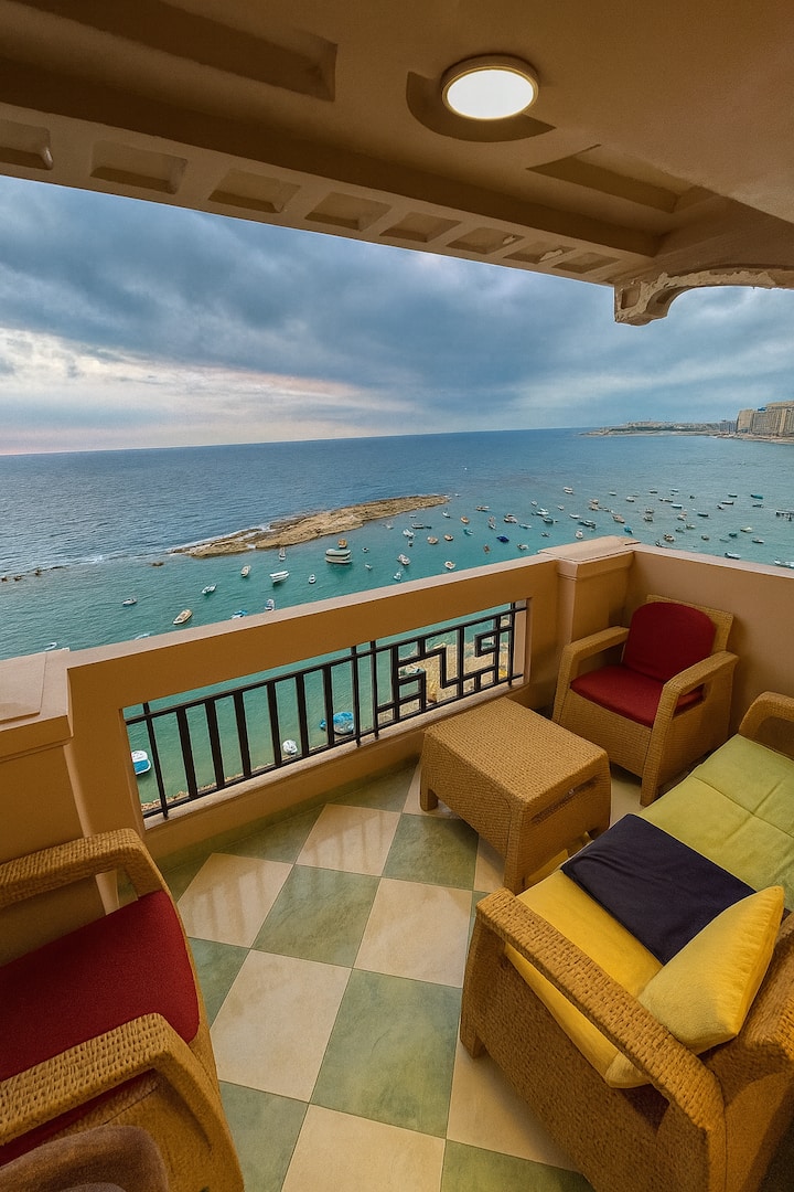 Entire Seaview 3 Bedroom Apartment In Central Alex - Egypt