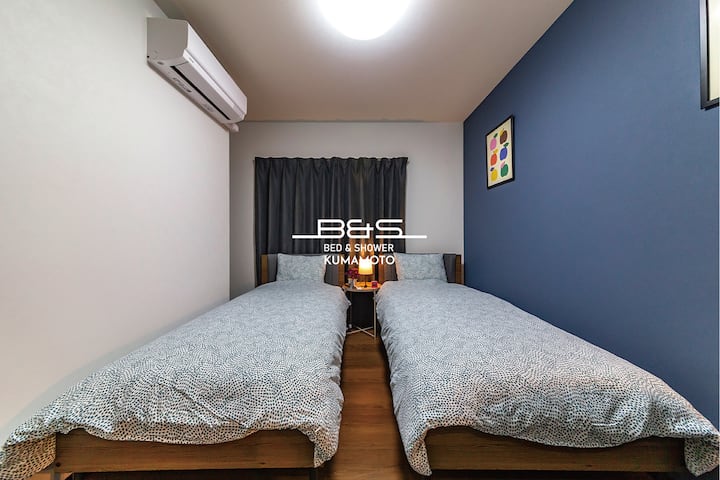 C2【201】熊本城、熊本の人気スポットが数多く立ち並ぶ「上乃裏通り」近くのリノベーションアパート。 - Kumamoto