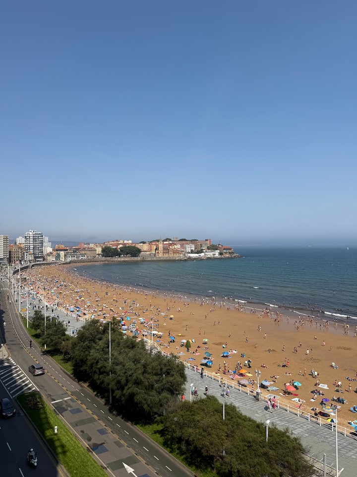 1ª Línea Playa + Piso Ideal - Gijón