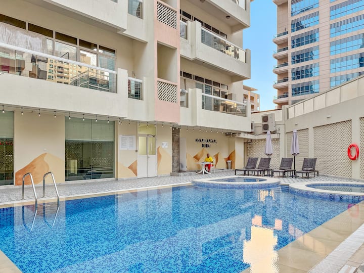 First Class | Studio | Cozy Marble Elegance - Dubaï