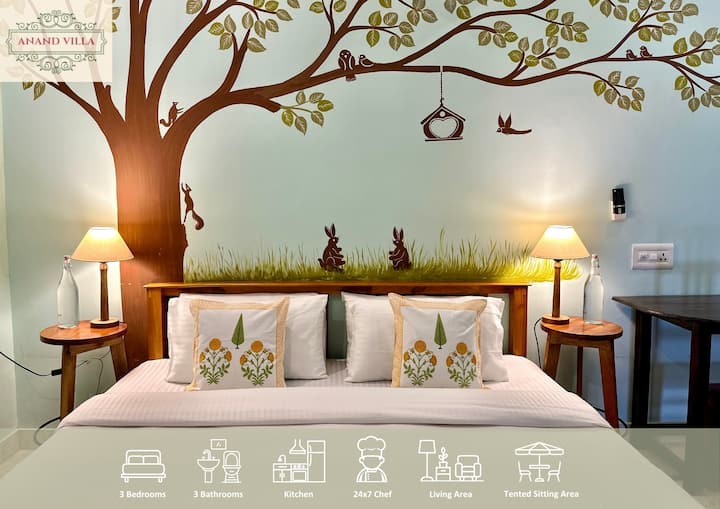 Anand Villa | 3 Bhk | Chef 24x7 | Canopy Terrace - 焦特布爾
