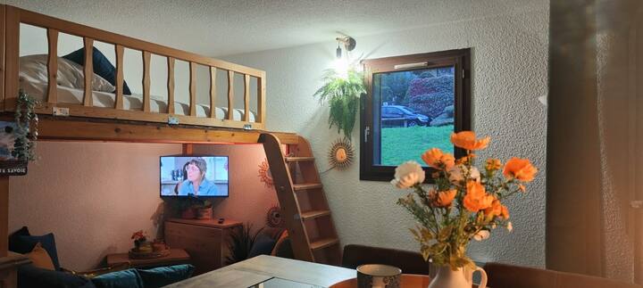 Studio Cosy Avec Piscine - Les Houches