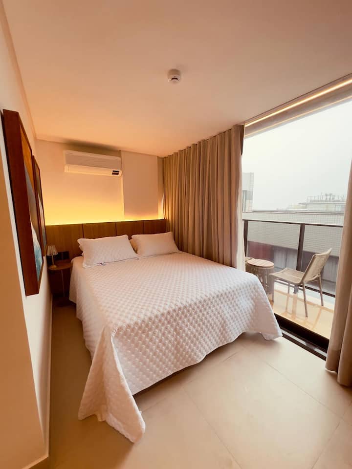 Flat Luxo Kiara – Pé Na Areia | Alta Marine |Bessa - State of Pernambuco