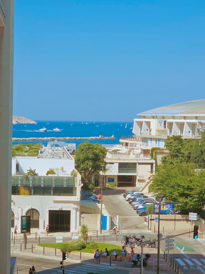 Appartement Lumineux Vue Mer - Marseille