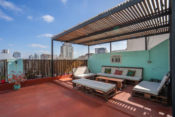 Terraza Privada ~ Parrilla ~ Central ~ Luminoso ~3 - Buenos Aires