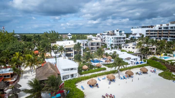 Casa Frida-beachfront Ocean View - Puerto Morelos