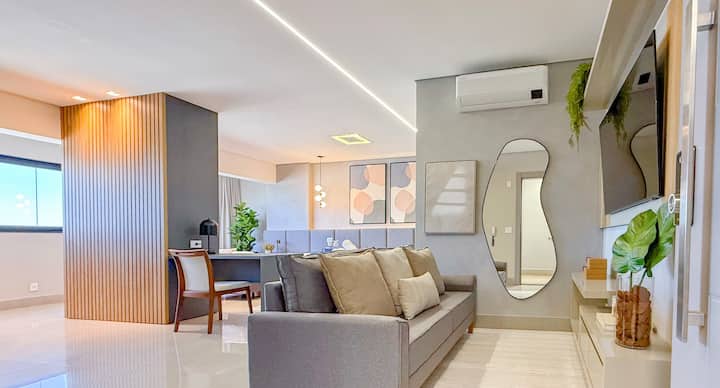 Stays & Sleep Well-cama Queen + Solteiro No Centro - Campo Grande