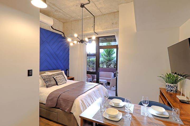 Loft Zona Hotelera/negocios, A/c, Jacuzzi, Piscina - Guatemala City