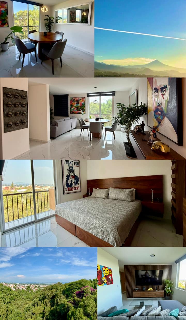 Moderno Depa En Cuernavaca Con Vista Espectacular. - Cuernavaca