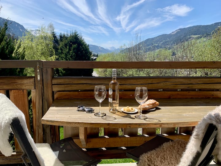 Le Balcon De Megève, 10min à Pied Village/navette - Megève