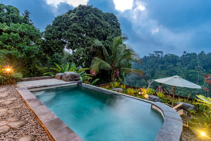 1br Private Pool Villa With Stunning Valley View - Indonesia