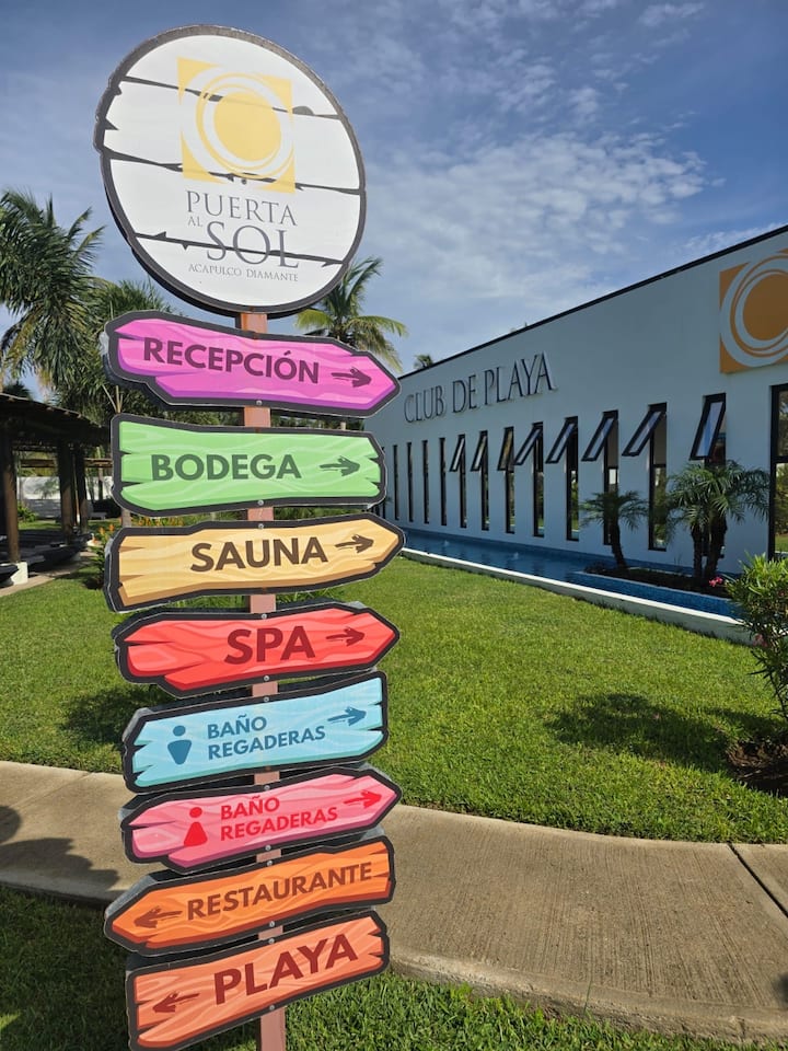 Hermoso Depa 4min Playa+club De Playa, En Acapulco - Acapulco