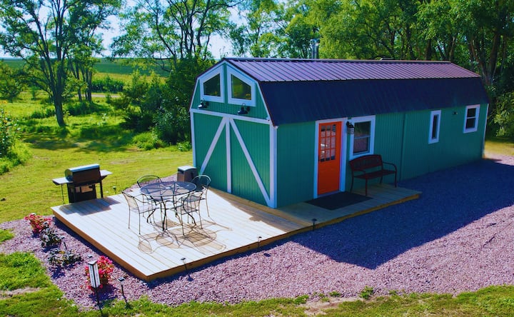 Countryside Tiny House W/ Deck & Firepit, Ponca - Ponca State Park, Ponca