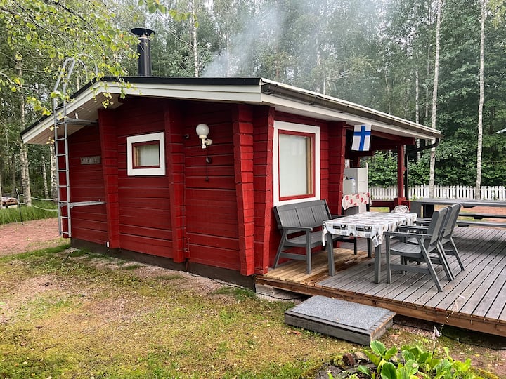 Mökki + Saunamökki Kurjenrahkan Kansallispuistossa - Aura