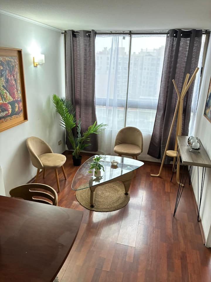 Ap. Equipado Linda Vista Moneda - Santiago