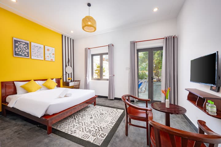 Free Pick Up, 7m Beach,entire Pool Villa W/kitchen - 호이안