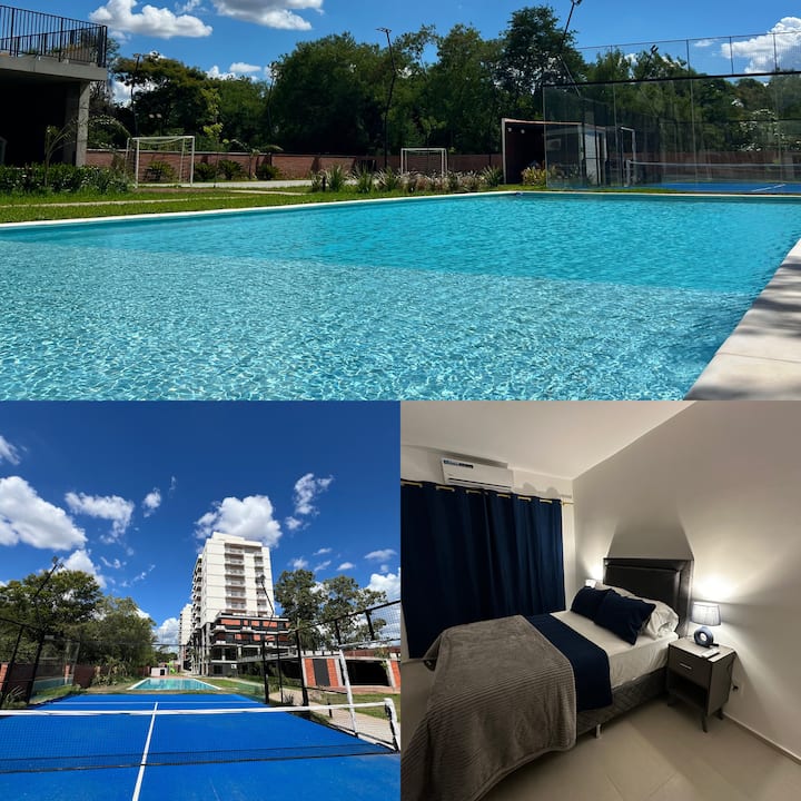 Dpto. Con Piscina Y Terraza A 5 Min Del Aeropuerto - Paraguay