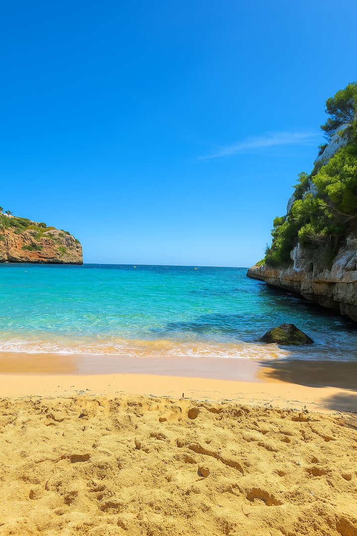 Strandnahes Ferienhaus Mit Pool - Porto Cristo