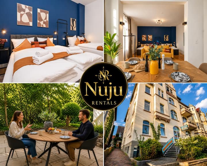 Nuju Rentals|apartment|6 Gäste|garten & Schlafsofa - Bielefeld