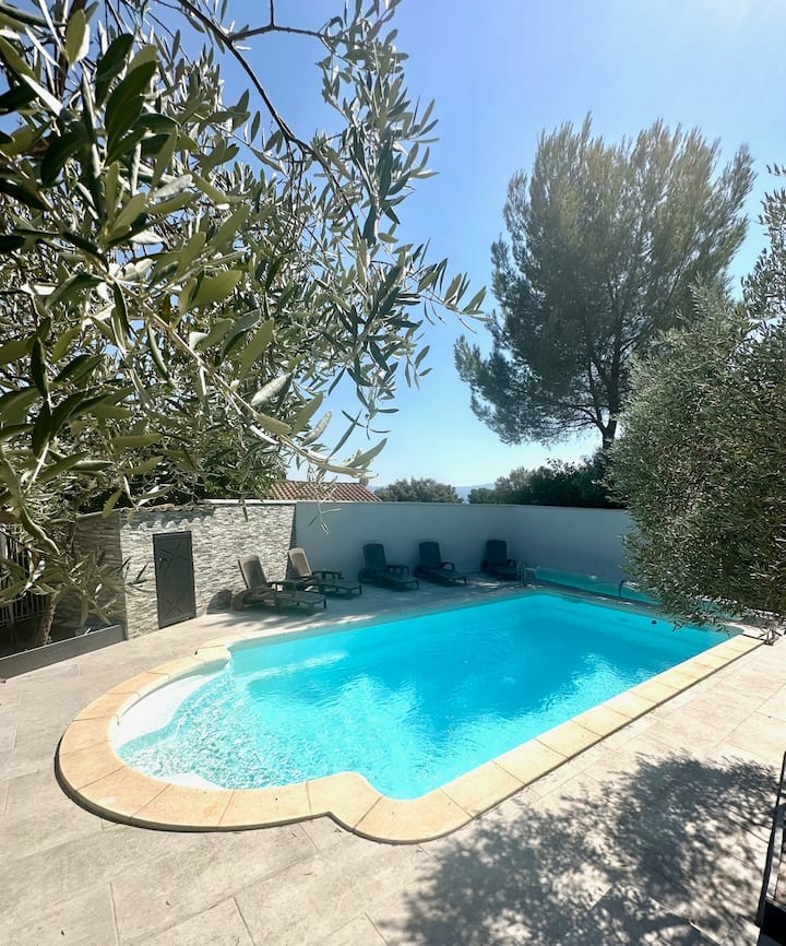Villa Provençale Piscine & Plages Méditerranée - Var