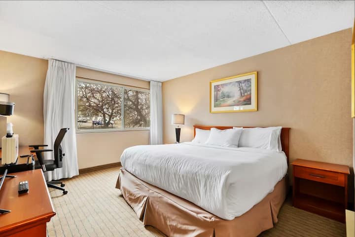 Pool & Gym | King Bed | Hotel Room | No Clean Fee - Calgary